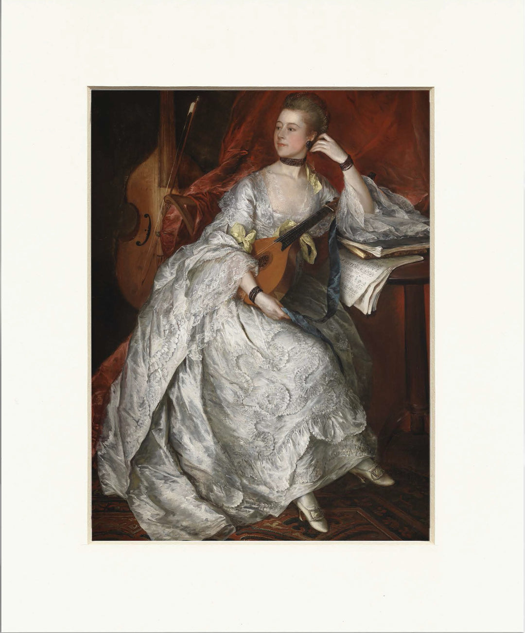 Ann Ford (later Mrs. Philip Thicknesse) 11" x 14" Matted Print ...